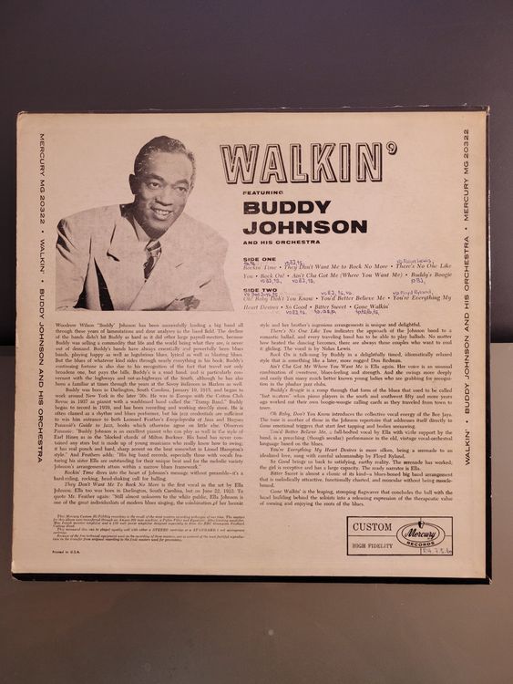 Buddy Johnson & His Orchestra – Walkin' VG* / VG+ (Gebraucht) in Lausen ...