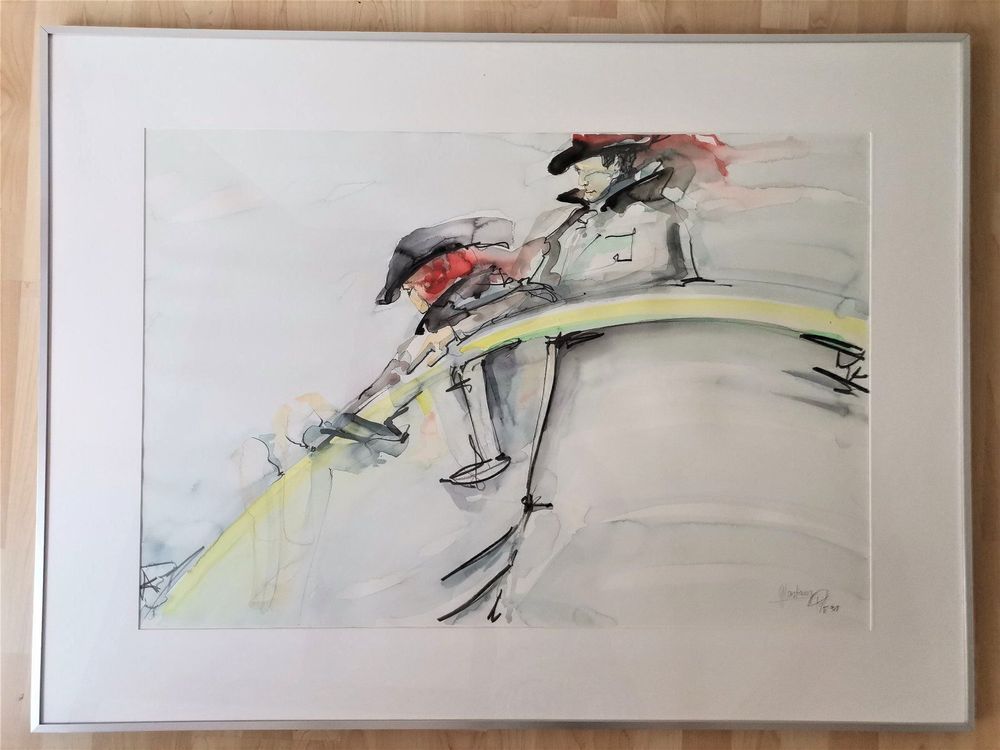 Kunst, Aquarell, Peter Steinmann 1991 (Gebraucht) in Luzern für CHF 300 ...