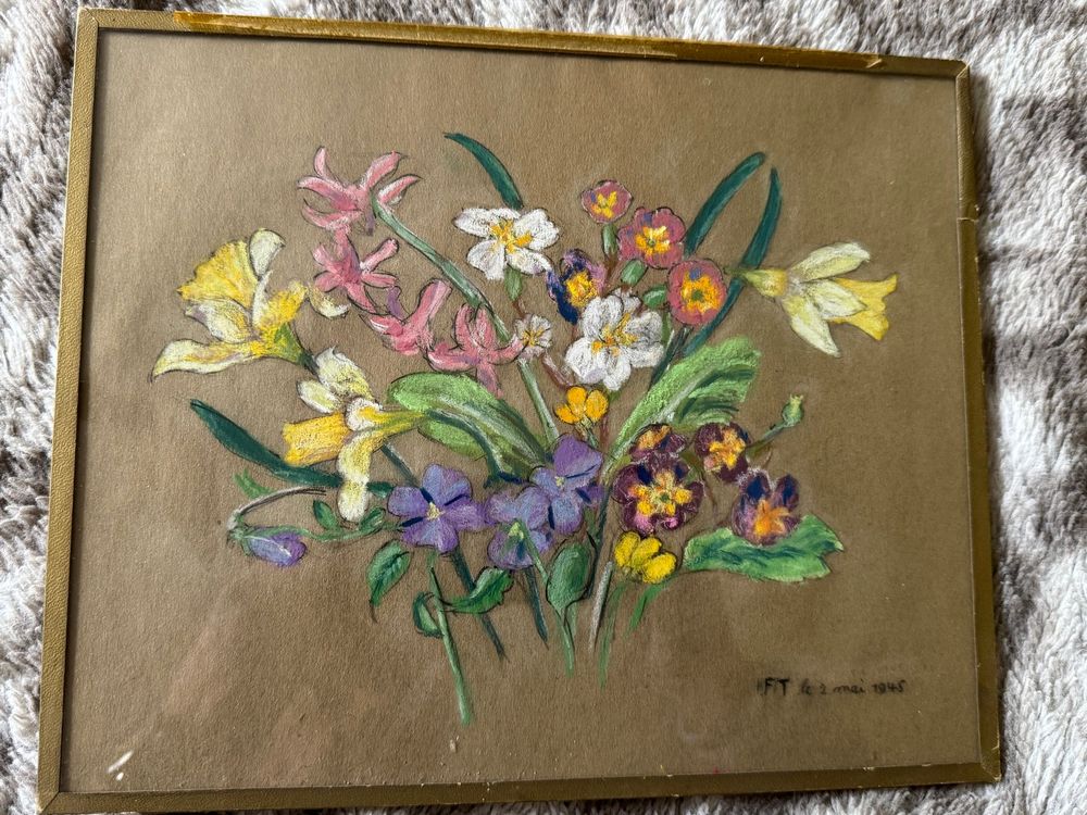 Pastel printanier, signé, 1945 (Gebraucht) in prilly für CHF 10 – mit ...