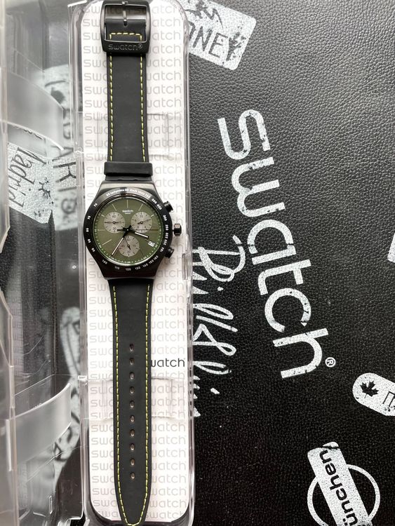 Swatch Uhr Irony New Chrono Jungle Snake YVB411 (Neu (gemäss ...