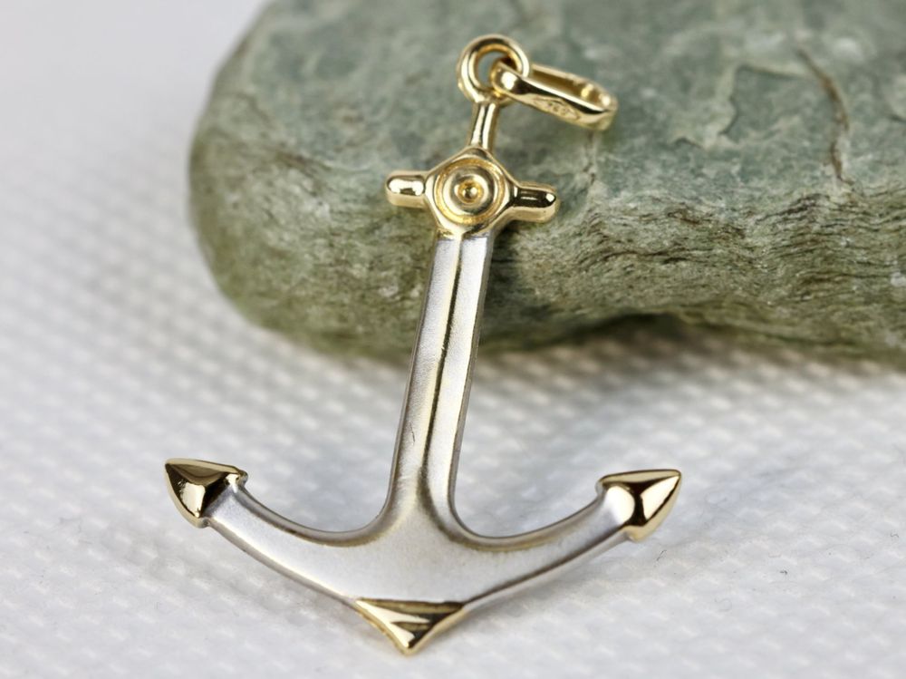Gold Anhänger Anker aus 18 K / 750 Gold (Gebraucht) in Bellach für CHF ...
