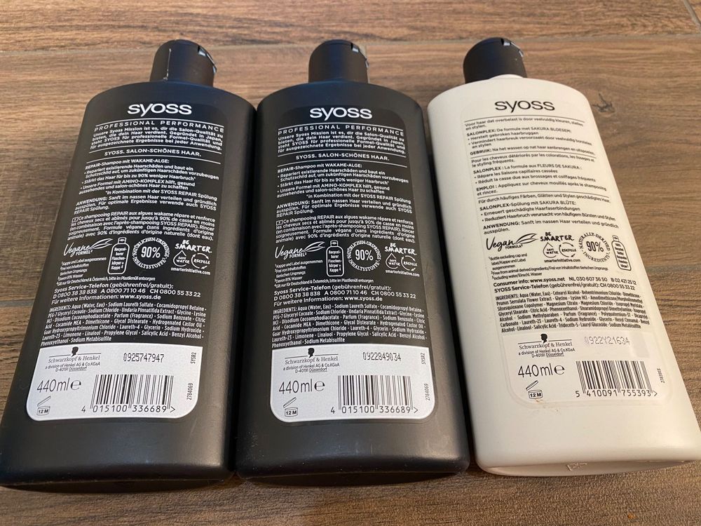 2x Syoss Shampoo Repair + 1x Syoss Conditioner Salonplex NEU (Neu (gemäss Beschreibung)) in ...