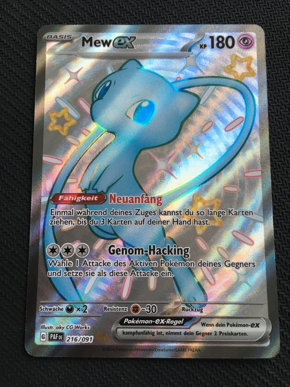 Mew ex (PAF 216) - Pokémon - Paldeas Schicksale - DE (Neu (gemäss ...