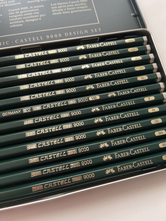 Boîte crayons graphites Faber -Castell pour dessins | Kaufen auf Ricardo