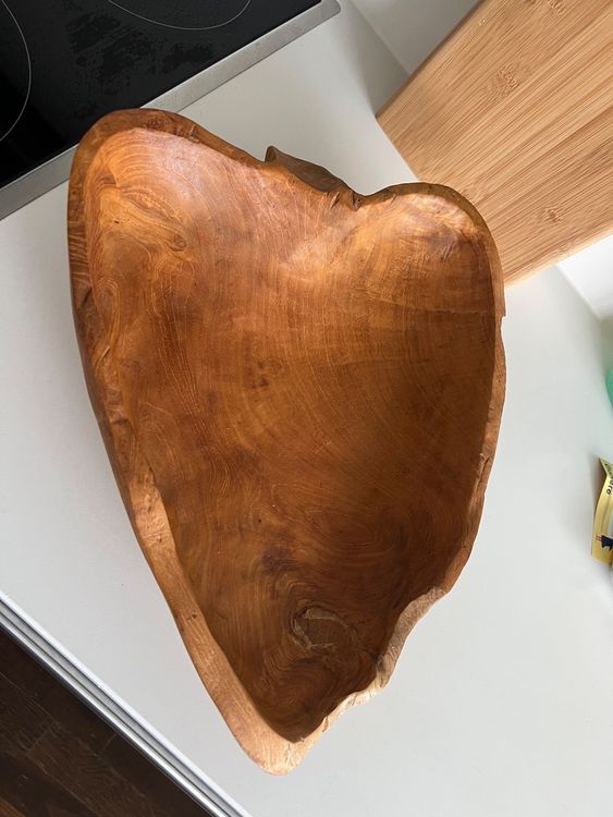 BoConcept / hand made deco bowl / fruit plate / wood | Kaufen auf Ricardo