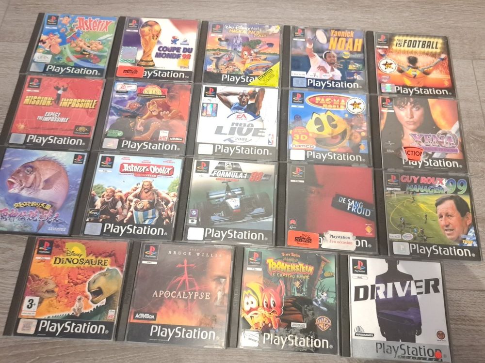 Lot de 19 jeux PS1 ! Frz | Acheter sur Ricardo