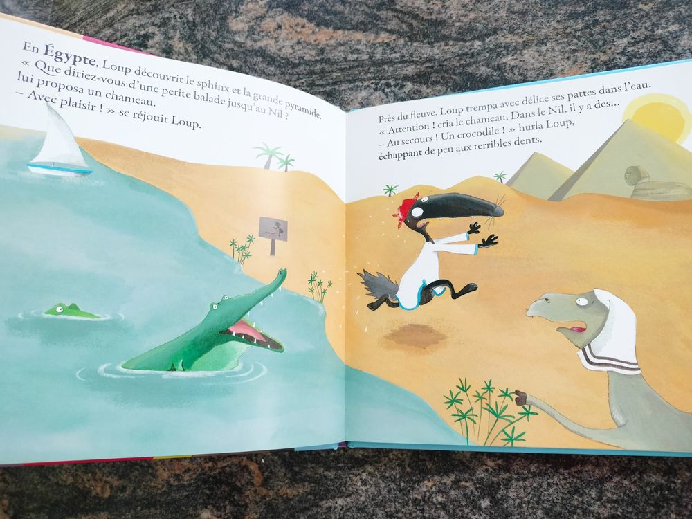 Le loup qui voulait faire le tour du monde (grand format) (D'occasion) à Cortaillod pour CHF 6 ...