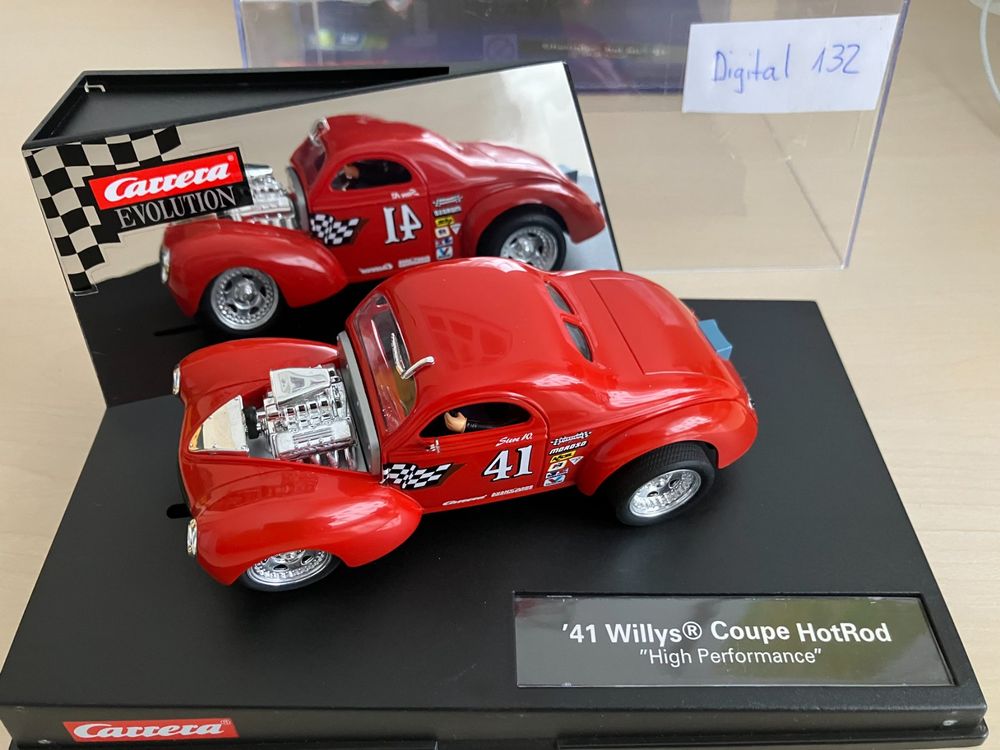 Carrera Digital 132, 41 Willys Coupe Hot Rod/OVP, neuwertig (Neu ...