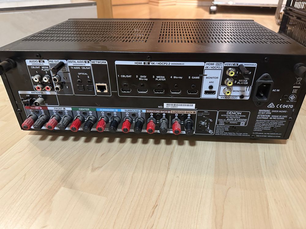 Denon AVR-X1200W Full 4K Ultra HD AV-Receiver (Gebraucht) in ...