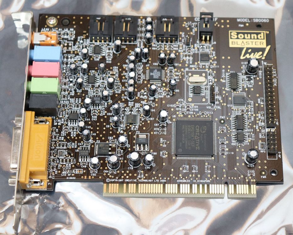 Creative SoundBlaster Live! 5.1 SB0060 PCI mit Gameport (Gebraucht) in ...