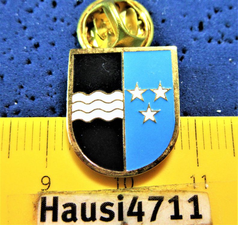 SCHMUCK-PIN KANTONS-WAPPEN AARGAU KLEIN 18X15mm GOLDIG | Kaufen auf Ricardo