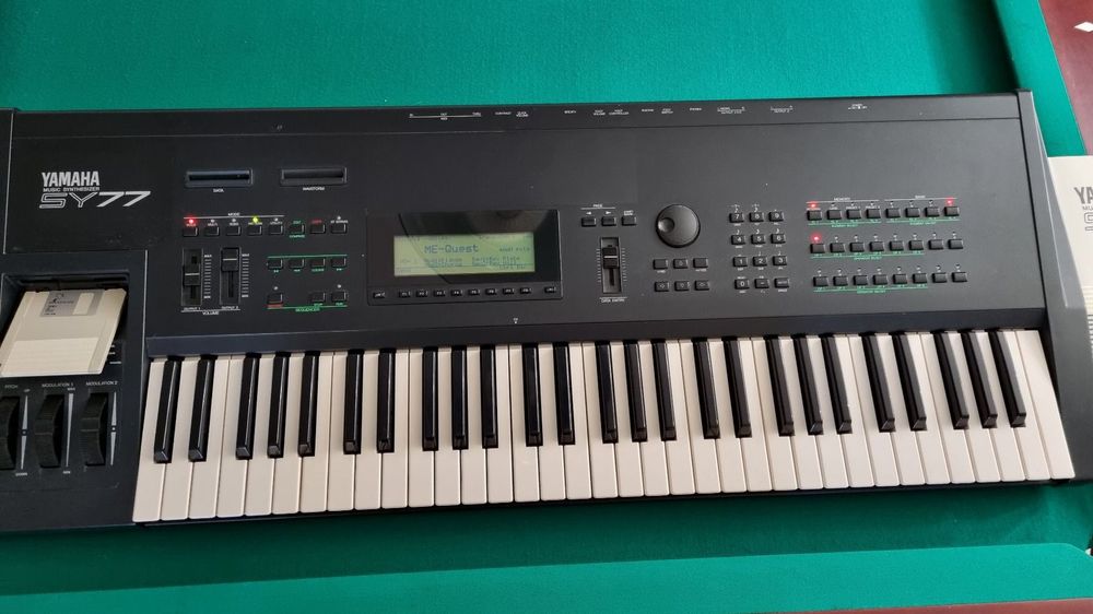 YAMAHA SY-77 SYNTHESIZER mit revidiertem Floppylaufwerk | Kaufen auf ...