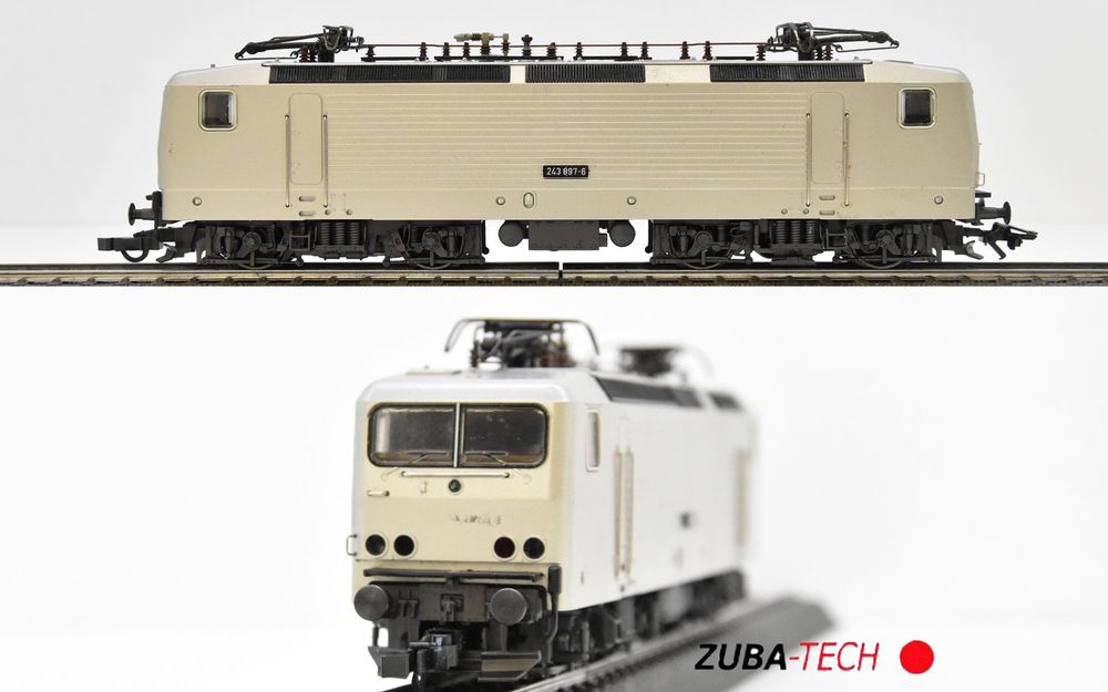 Märklin 3444 E-Lok BR 243 DR H0 WS Analog ohne OVP (Gebraucht) in St ...