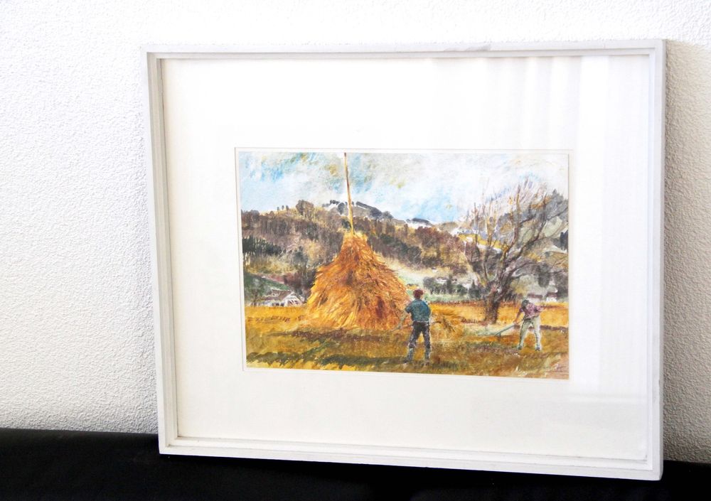 Marcel Nuber, Horw - sign. Landschafts-Aquarell von 1975 (Gebraucht) in Merlischachen für CHF ...