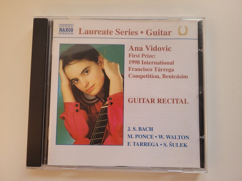 Ana Vidovic Guitar Bach, Ponce, Walton, Tarrega, Sulek F14 (Gebraucht ...