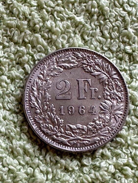 Schweizer Münze Fr. 2.- 1964 (Gebraucht) in Obergerlafingen für CHF 5 – mit Lieferung auf ...