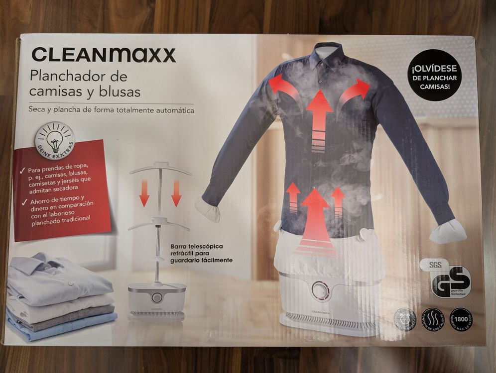 CleanMaxx Hemdenbügler, Bügelpuppe 1800 W, wie neu! (Gebraucht) in ...
