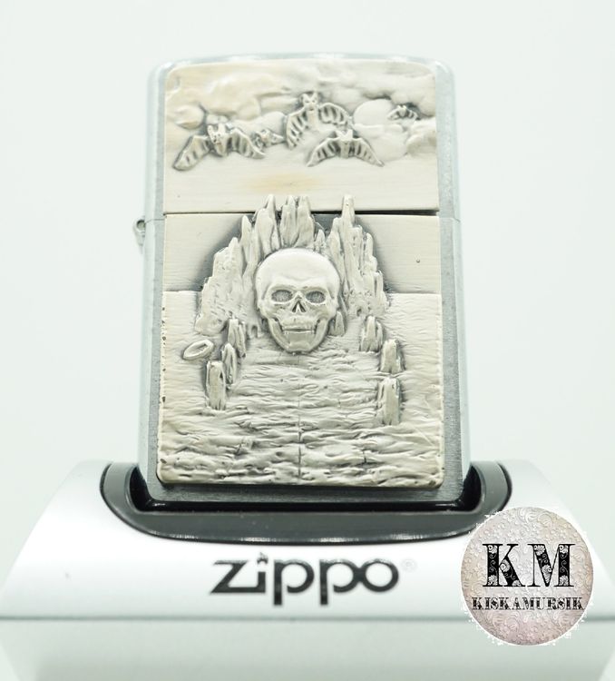 ZIPPO® SKULL ISLAND - HEAVY - 3D - 2007 - UNGEZÜNDET | Kaufen auf Ricardo