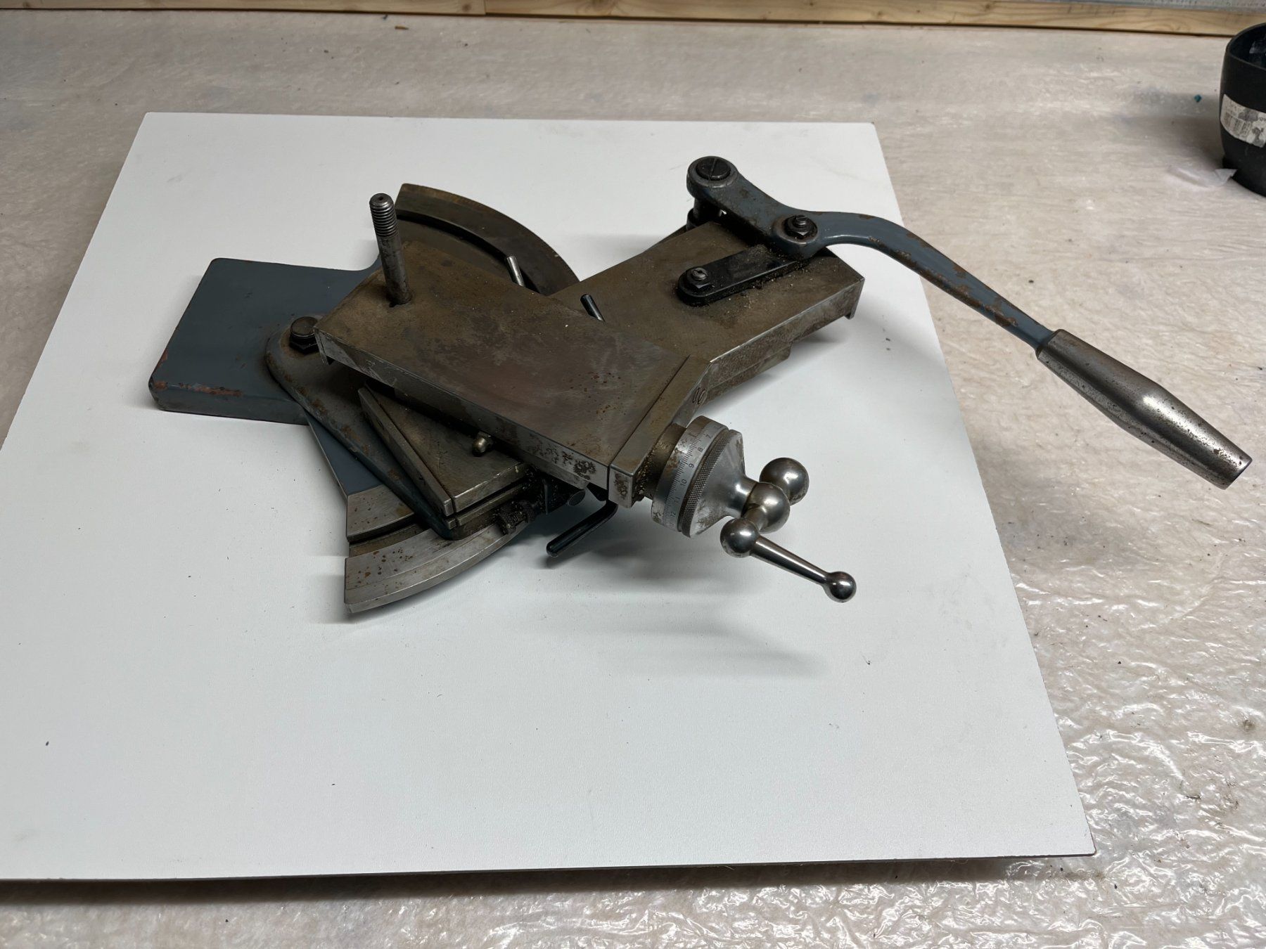 Chariot à tourner sphérique pour tour 102 Schaublin (D'occasion) à Les ...