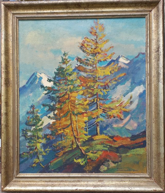 Armin SCHWARZENBACH (1914-2000) beau tableau paysage (Gebraucht) in Lausanne für CHF 200 – mit ...