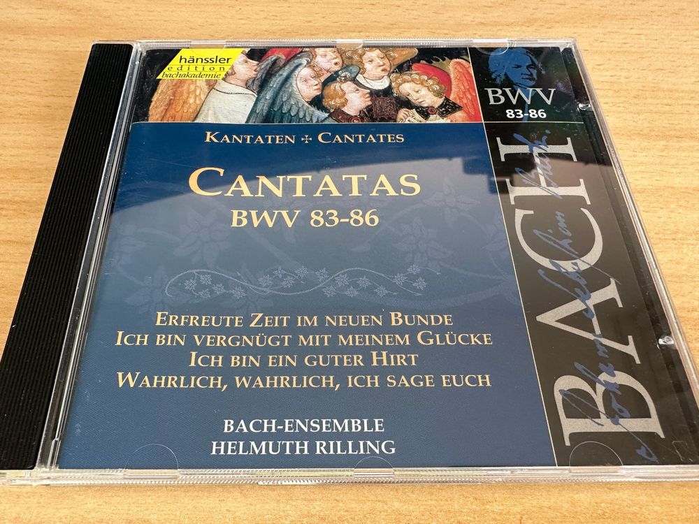 Johann Sebastian Bach - Bach-Ensemble - Cantatas BWV 83-86 (Gebraucht ...