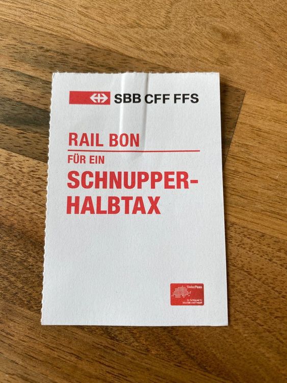 SBB Schnupper Halbtax (für 2 Monate) | Kaufen auf Ricardo