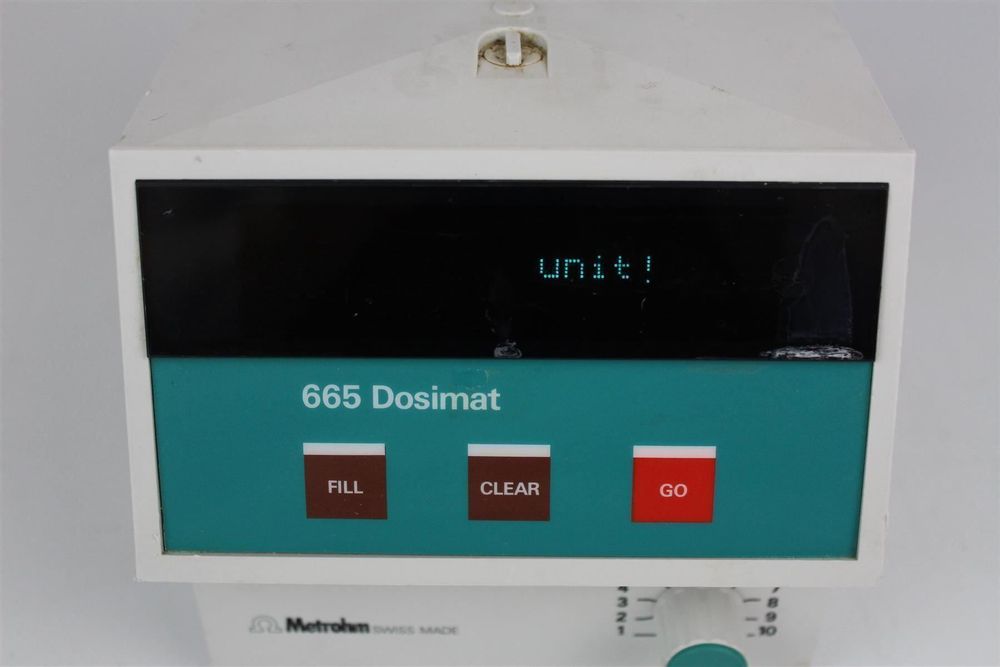 Metrohm 665 Dosimat (Gebraucht) in Hölstein für CHF 78 – mit Lieferung ...