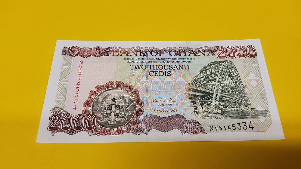 Seltene Ghana Banknote - 2003 Cedis - Top Zustand! (Neu und ...