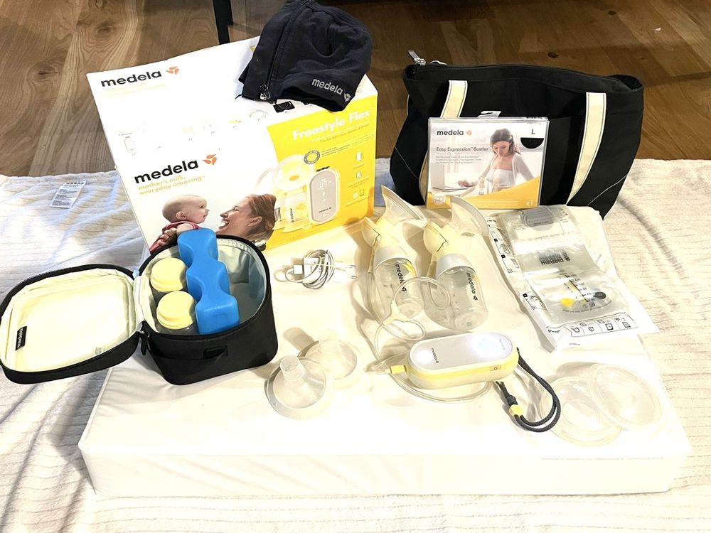 Medela elektrische Doppelmilchpumpe Freestyle Flex | Kaufen auf Ricardo