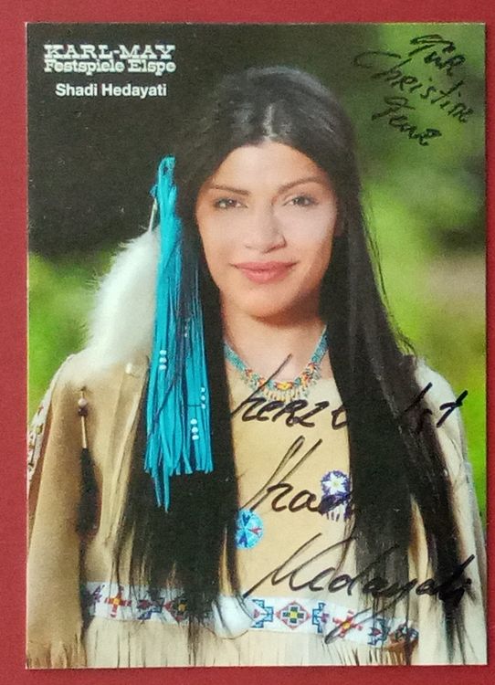 Shadi Hedayati Autogramm signiert Fotopostkarte 10x15cm (Gebraucht) in Bischofszell für CHF 3 ...