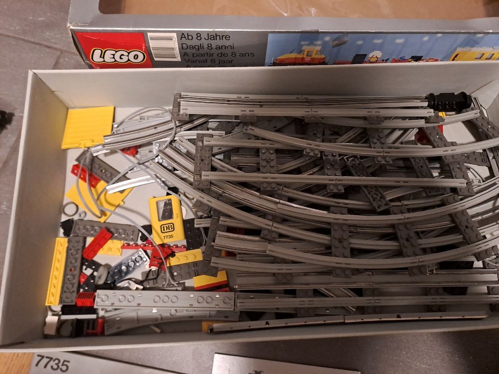 Lego 7735 12V Güterzug Set Eisenbahn Lokomotive Lok Train | Kaufen auf ...