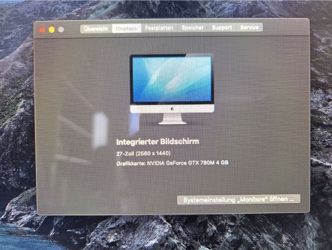 iMac 27-Zoll, i7 3.5Ghz, 24Gb Ram, SSD+HDD, NVIDIA 4Gb (Gebraucht) in ...