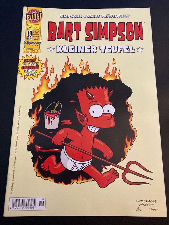 Bart Simpson Comic Nr. 19 (Neu (gemäss Beschreibung)) in Opfikon für ...