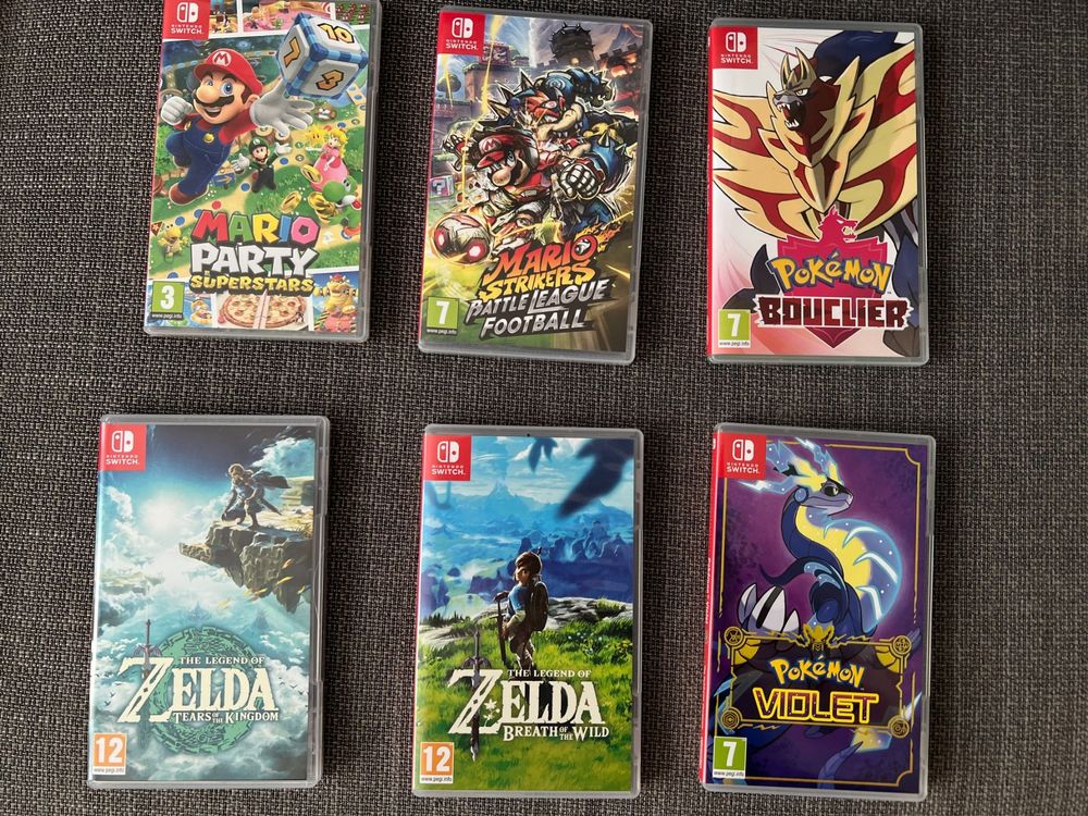 Lots de jeux Switch (Zelda, Attack on Titan, Pokémon...) (Gebraucht) in ...