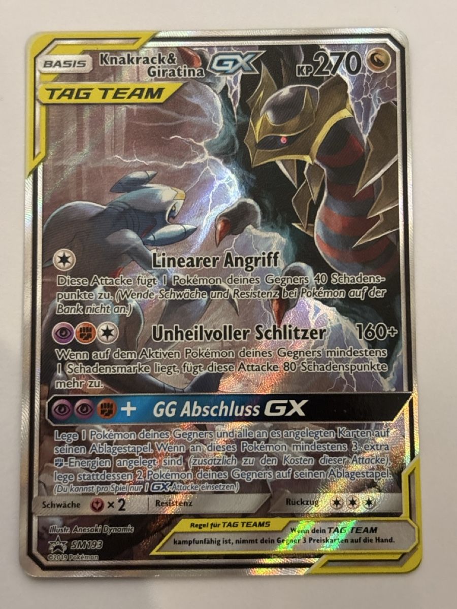 KNAKRACK & GIRATINA GX TAG TEAM !! (Neu (gemäss Beschreibung)) in ...