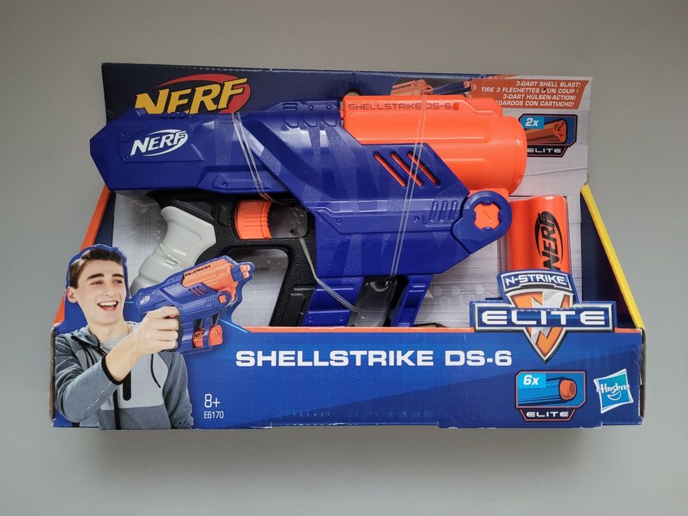 Nerf Shellstrike Elite DS - 6 Ab 8 Jahren | Kaufen auf Ricardo