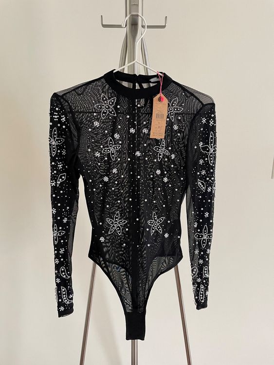 Tally Weijl Body mit Perlen (Grösse S- neu mit Preisschild) (Neu und ...