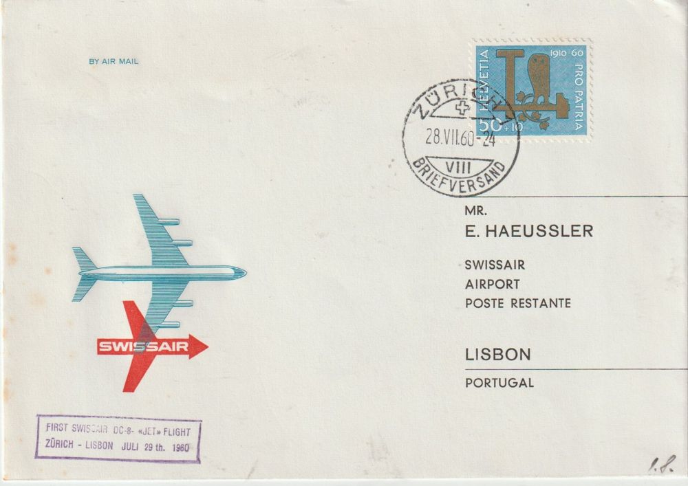 RF 60.10a,. ZURICH - LISBON, Fr 30.-- | Kaufen auf Ricardo