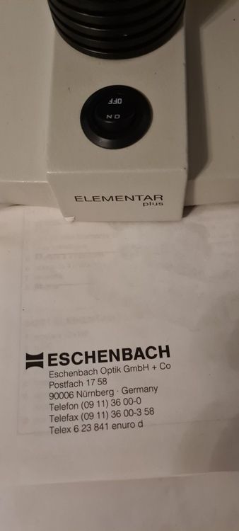 ESCHENBACH Mikroskop Elementar plus (Neu (gemäss Beschreibung)) in ...