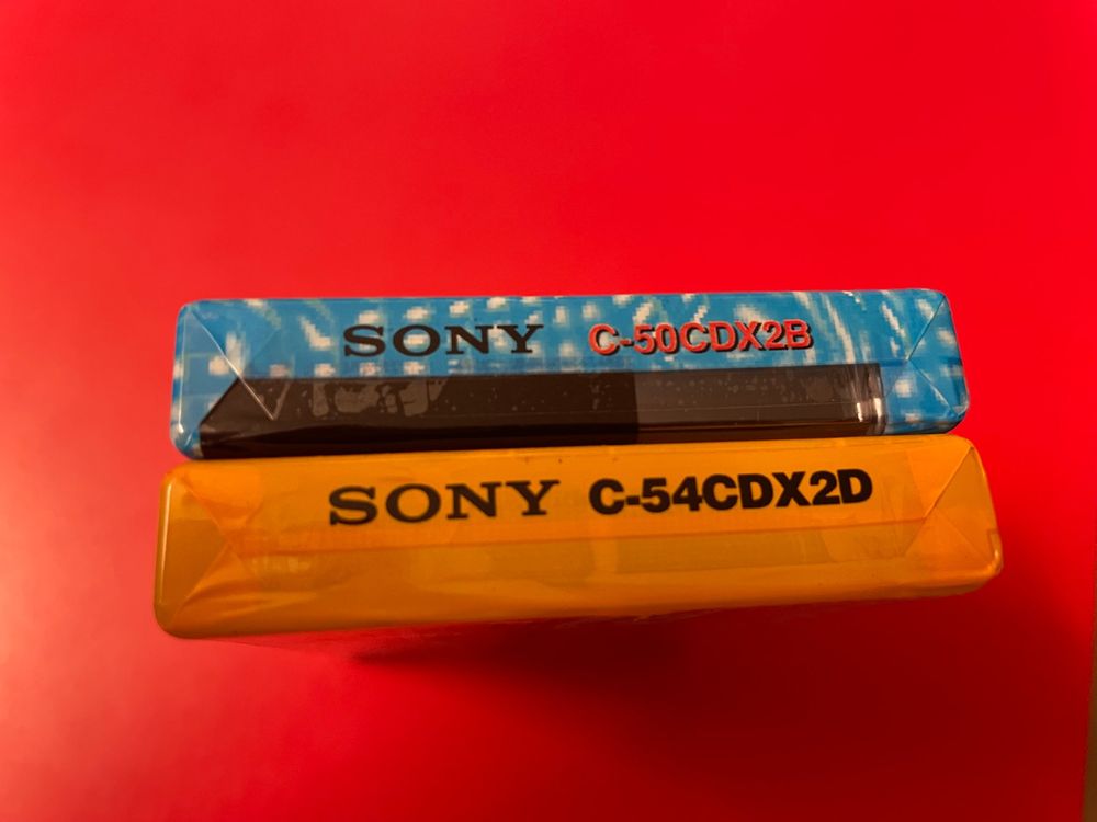 2 x SONY CDixII 50/54 Chrom exclusiv seltene Audio Kassetten (Neu und ...