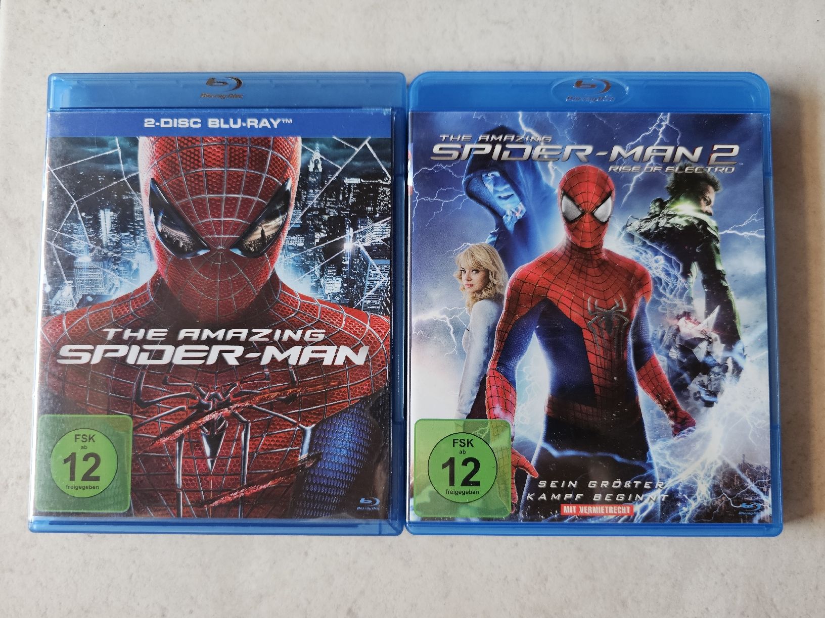 The Amazing Spider-Man - Teil 1 & 2 / Bluray (Gebraucht) in Schneisingen für CHF 4.5 – mit ...