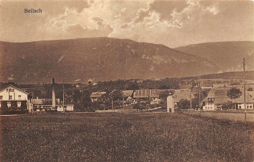 Bellach SO Ortsansicht mit grossem Feld ca.1940 (Gebraucht) in ...
