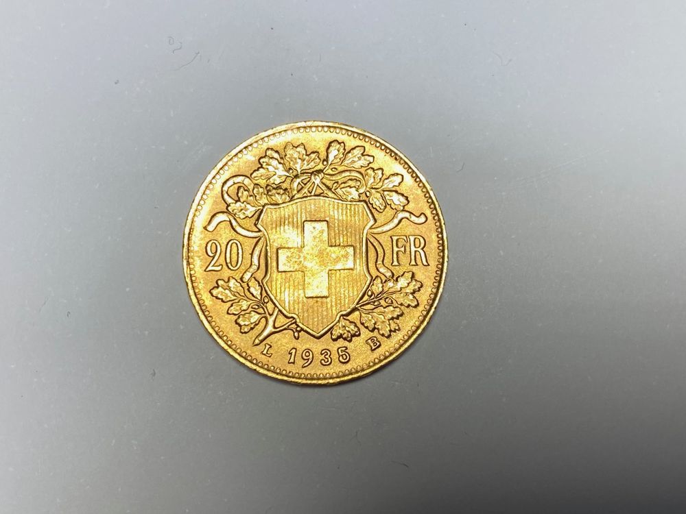 Goldvreneli 20 Fr. Jg. 1935 LB | Kaufen auf Ricardo