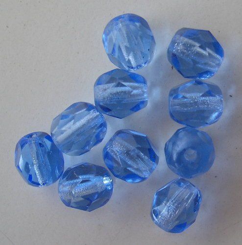 Glaschliffperlen Hellsafir 6 mm (Neu und originalverpackt) in Gunzwil für CHF 2 – mit Lieferung ...
