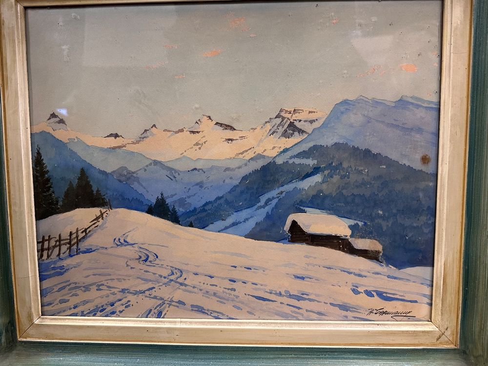 Alte Aquarelle Signiert | Kaufen auf Ricardo