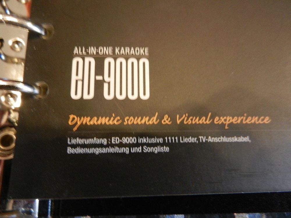 Magic Sing ED 9000 Karaoke 1111 Song + Schweizer Zusatzkarte | Kaufen ...