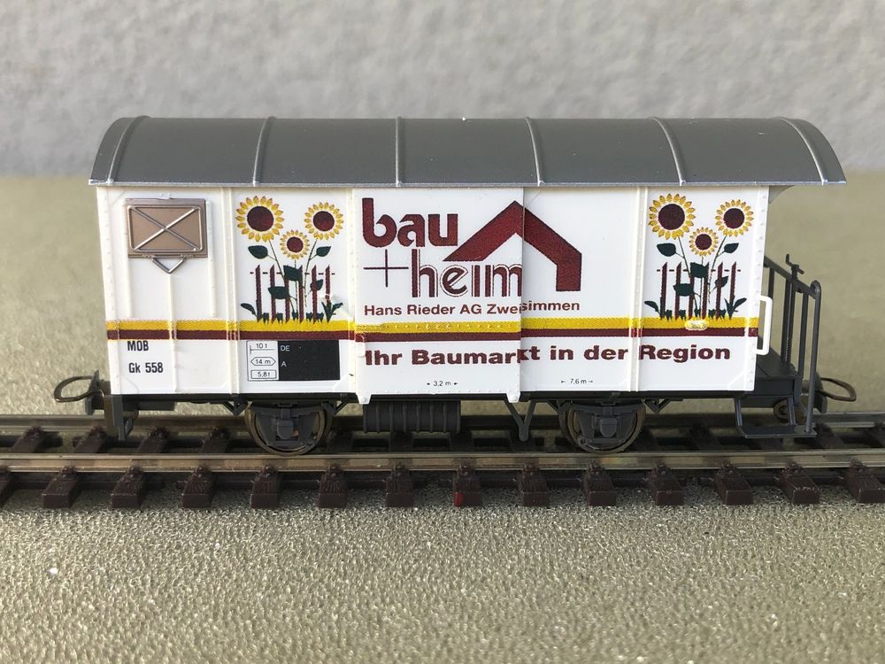 BEMO 2274 328 Gk 558 bau + hein MOB Güterwagen HOm | Kaufen auf Ricardo