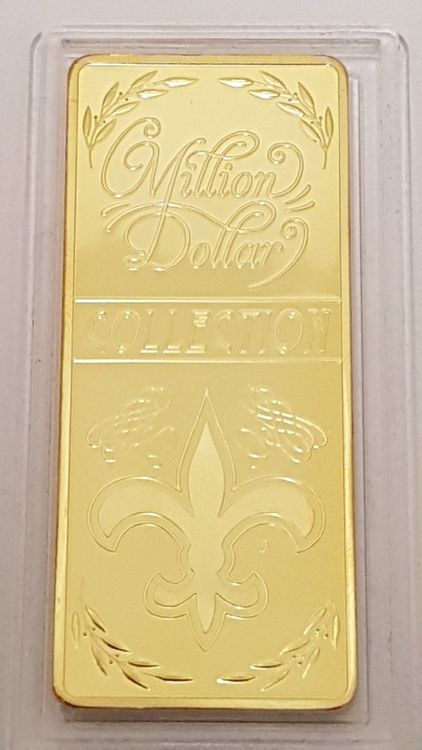 XXL SammlerBarre "SINGLE 9 POND" Gold | Kaufen auf Ricardo