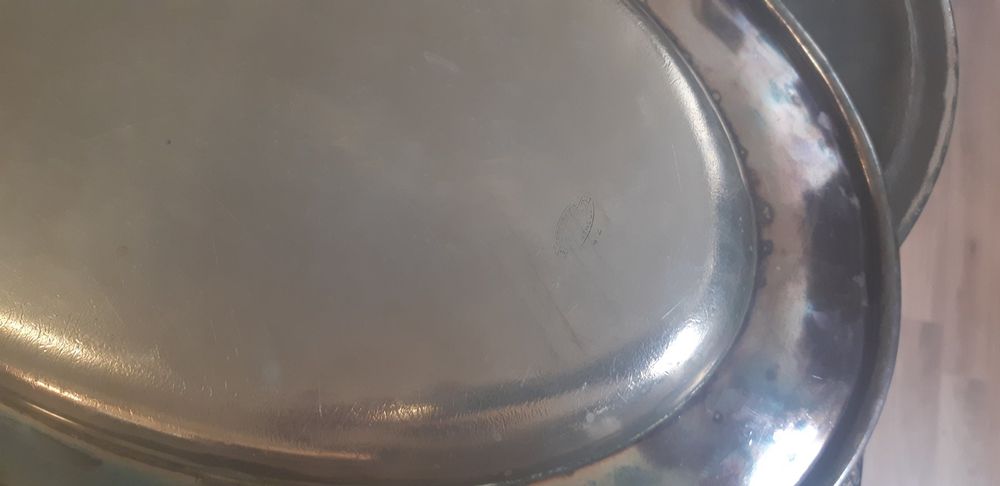 Alte Silberplatten aus Hotel (Gebraucht) in Stetten AG für CHF 20 – nur Abholung auf Ricardo kaufen
