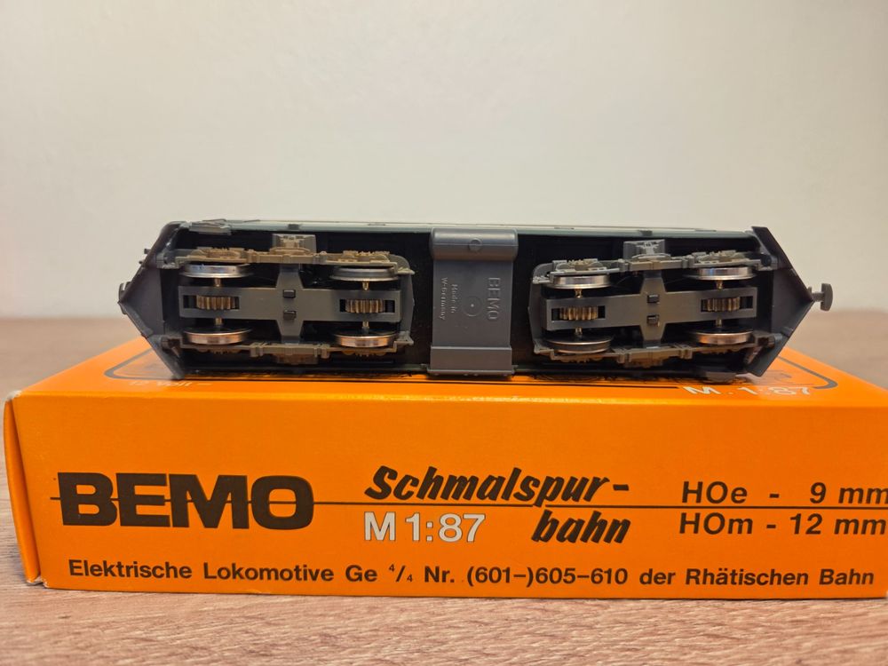 Bemo 1250/5 E-Lok Silvretta RhB H0m (D'occasion) à St-Aubin-Sauges pour ...